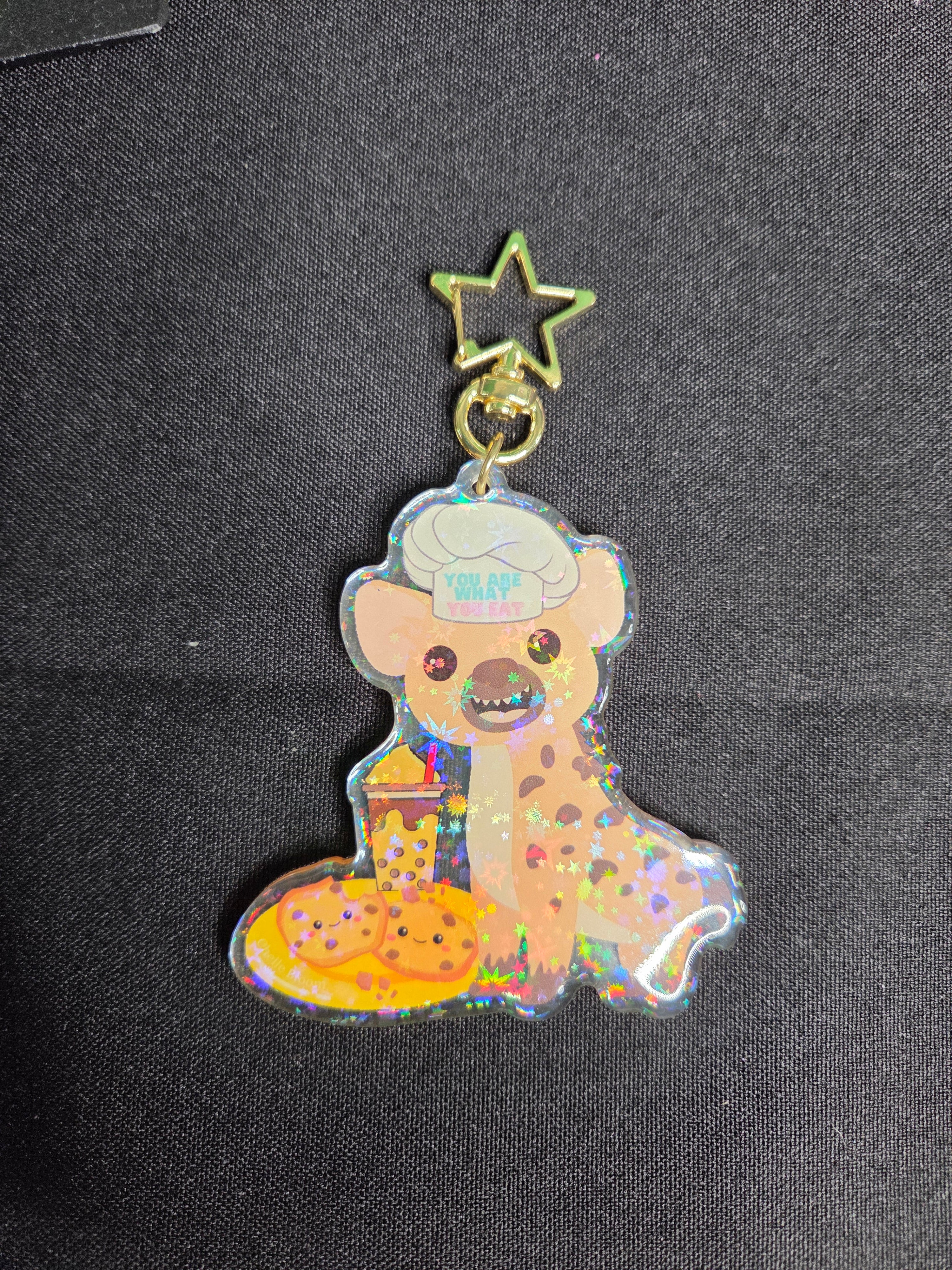 Acrylic Hyena Keychain – Chelle Bloom
